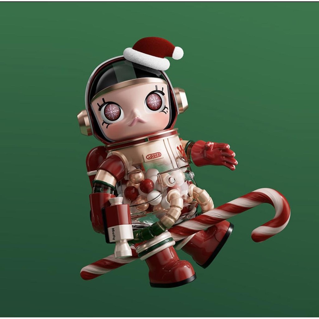 Popmart POPMART MEGA Collection SPACE MOLLY Christmas 2024 Jasmine 400% ...