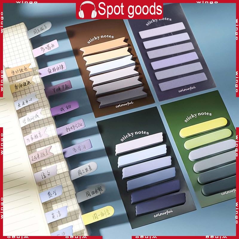 WIN 120 Pcs Index Tabs Sticky Notes Writable Labels Page Marker ...