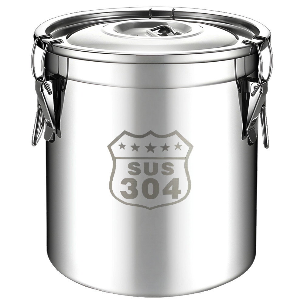 304 Stainless Food Storage rice Dispenser storage container against ...