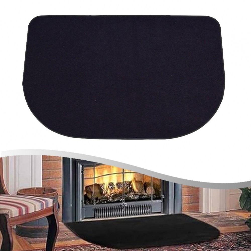 Non Slip Fireproof Mat for Fireplaces Decks and Patios Size 102 x 50CM ...