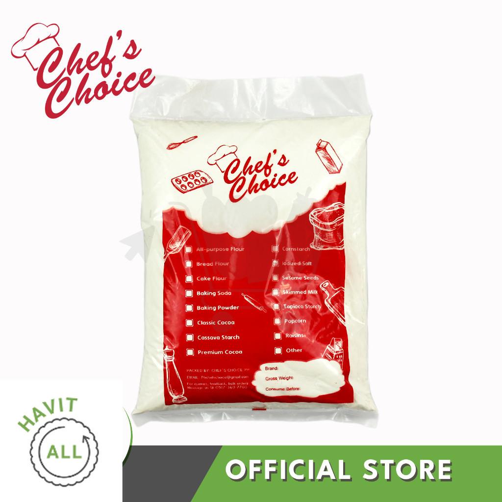 HAVITALL BAKING POWDER DOUBLE ACTING CHEF'S CHOICE REPACK 50g 250g 500g ...