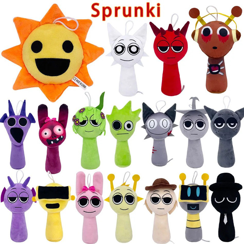 20cm Sprunki Plush Stuffed Toys Incredibox Plush Doll Game Pillow ...