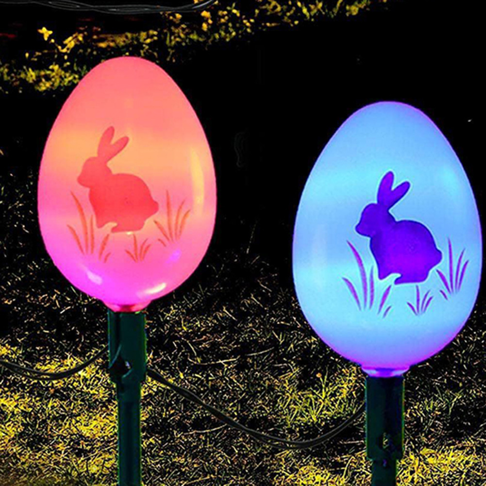 Solar Easter Eggs Light Easter Egg Landscape Light 8 Modes for Outside ...