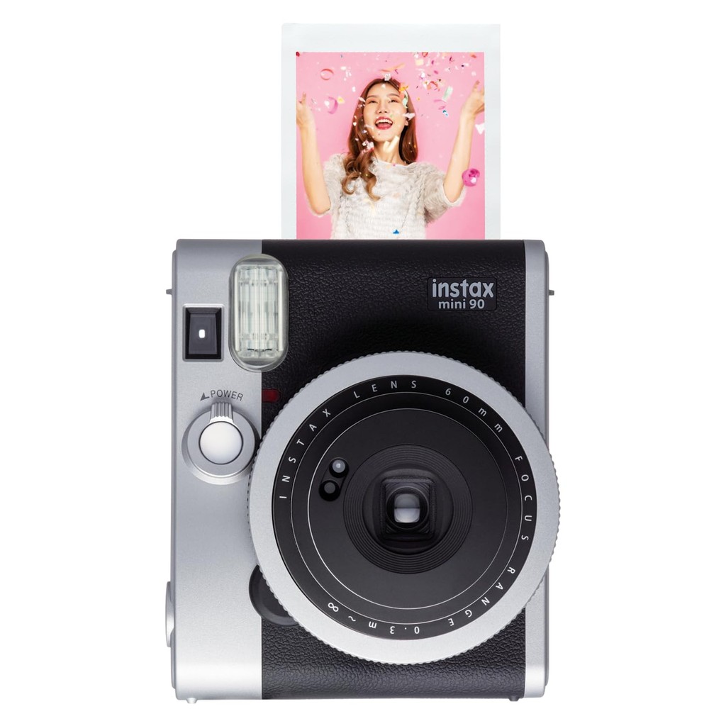 FUJIFILM Instant Camera Instax Mini 90 Neo Classic Black INS MINI 90 NC ...