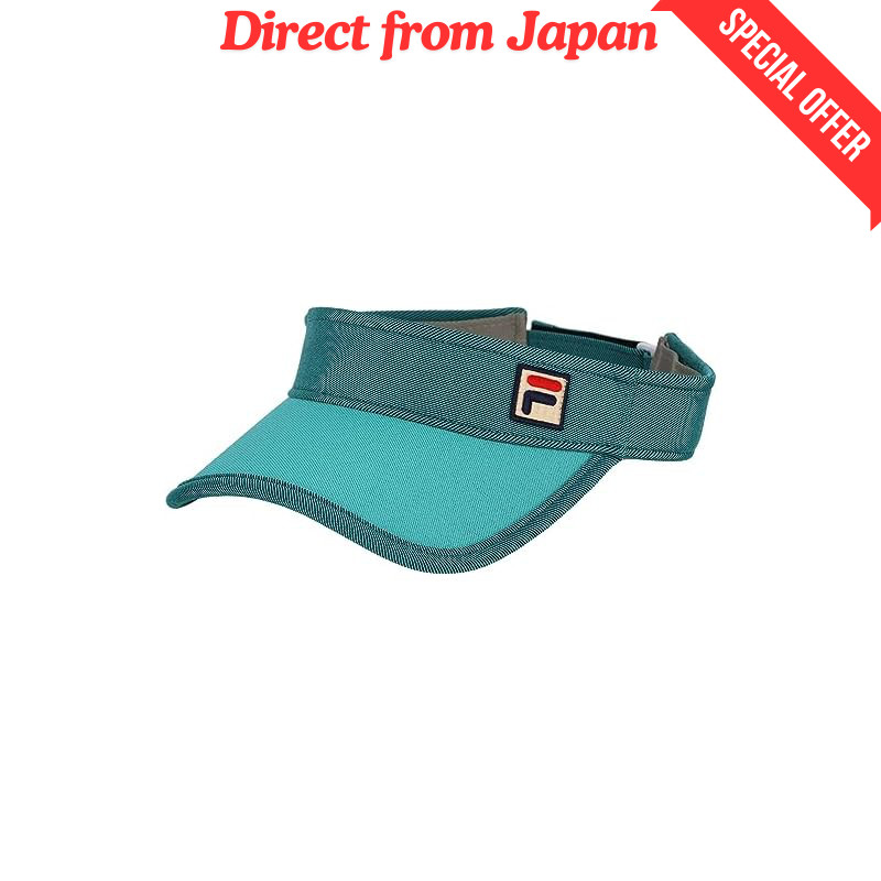 FILA Tennis Visor F Box Logo Denim Knit Visor VL9282 for Women [Direct ...