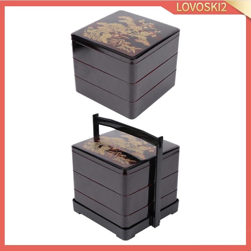 [Lovoski2] Lunch Box Lunch Bento Box Stackable Large Capacity Party 3 ...