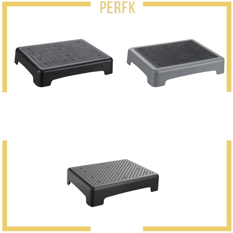 [Perfk] Mobility Step Stool Half Step Stool AntiSlip Stackable ...