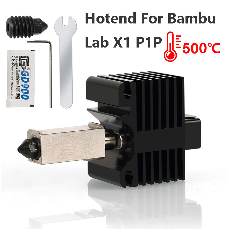 New Upgraded 3D Printer J-head Print Head Hotend Kit For Bambu Lab X1 ...