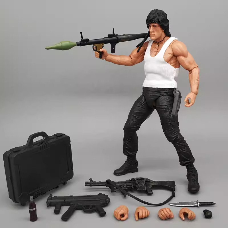 Stallone Hands-on Movie Dripping Blood Rambo Stallone Rambo Arnold ...