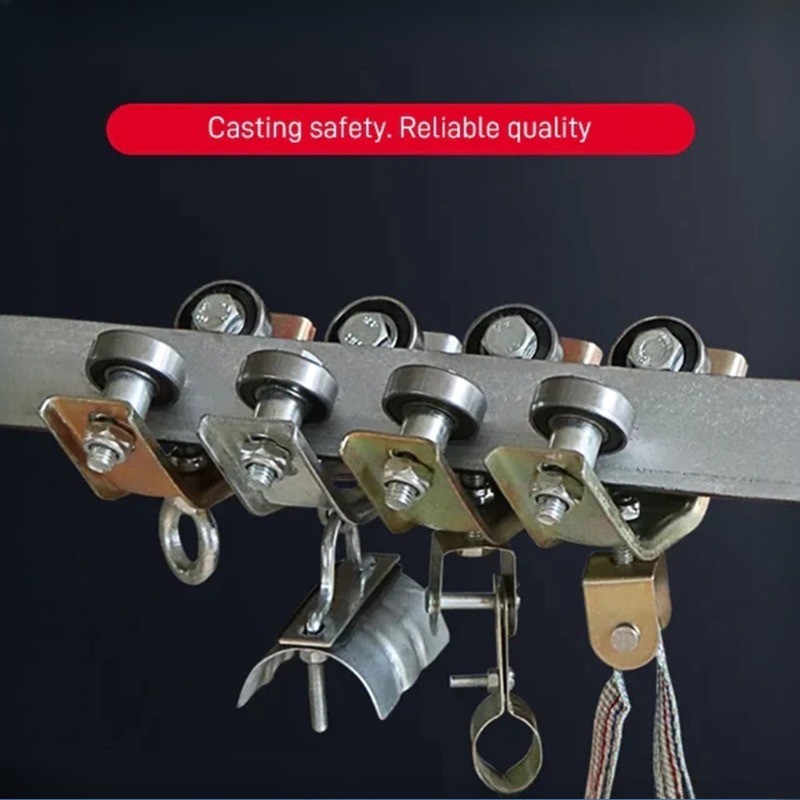 Pulley Angle Iron Iron Roller Angle Pulley Double Bearing Heavy Duty 40 ...