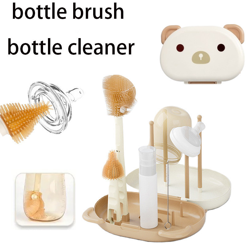 Set ng Panghugas ng Bote ng Suso para sa mga BataMulti-functional na ...