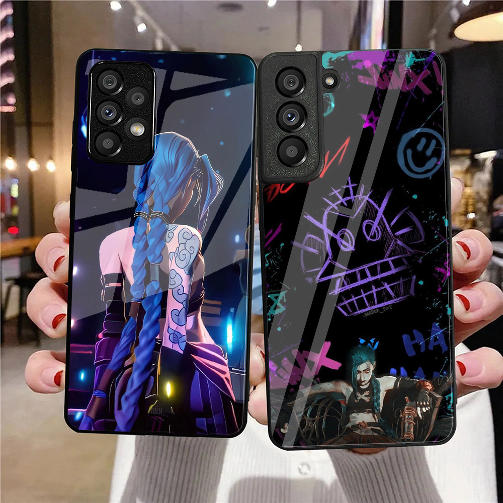 Arcane Jinx 10 tempered glass Phone Case For Samsung Galaxy S9 Plus S10 ...