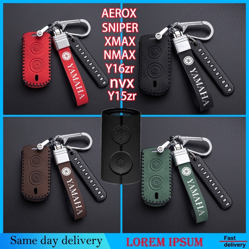 YAMAHA xmax sniper 150 nvx nmax v1 aerox v2 Leather Key Cover | Shopee ...