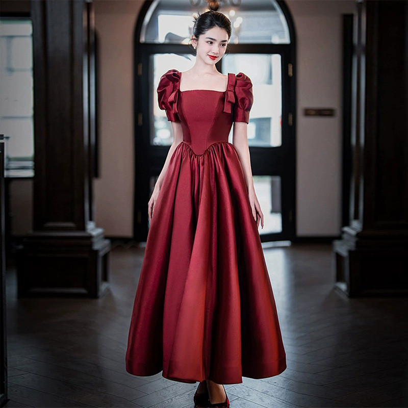 Escape Princess Toast Dress Bride High Sense 2024 New French Engagement ...