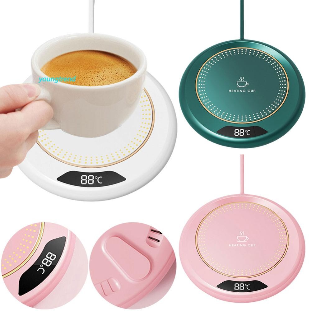 USB Coffee Mug Warmer 3 Temperature Setting Smart Cup Warmer Coffee ...