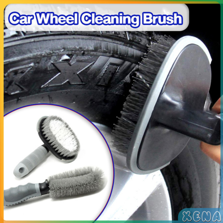 XEna Car Wheel Cleaning Brush Tool Tire Washing Clean To Cleaning Rims ...