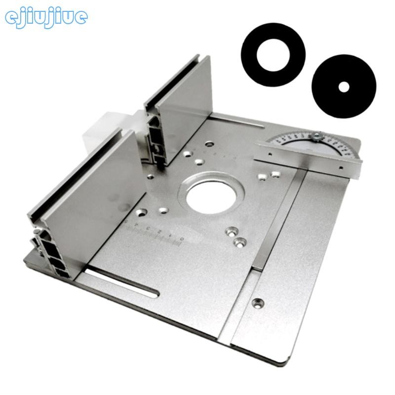 cc Aluminium Router Table Insert Plate Woodworking Benches Router Flip ...