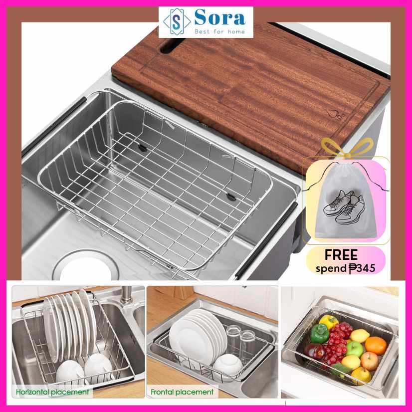 Stainless!p,Steel!r,Dish!Bu,Drainer!OT,Rack!Oq,ExpandableTZ-DishkG ...