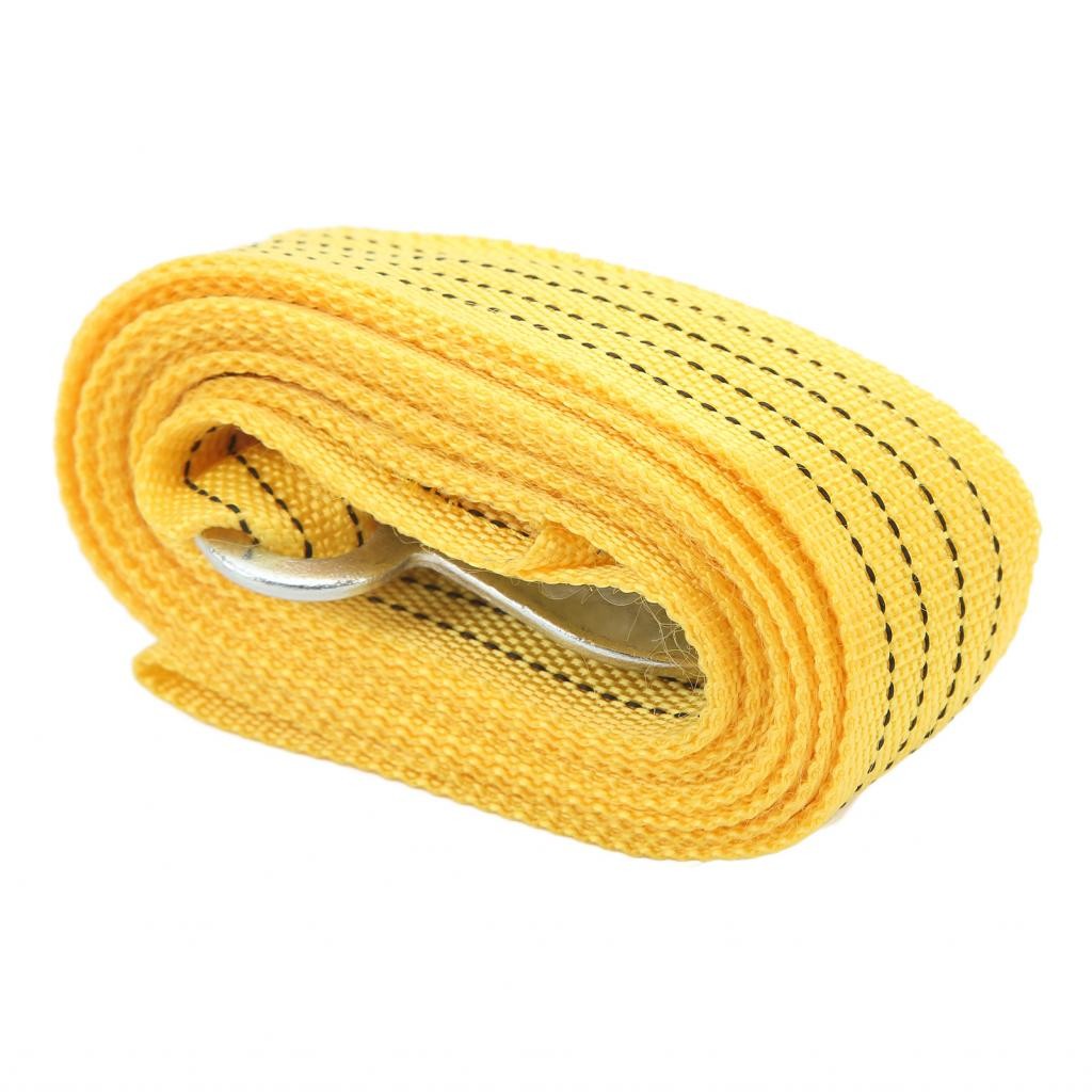 4M 3T Car Tow Rope Strap With Hooks High Strength Heavy Duty Nylon ...