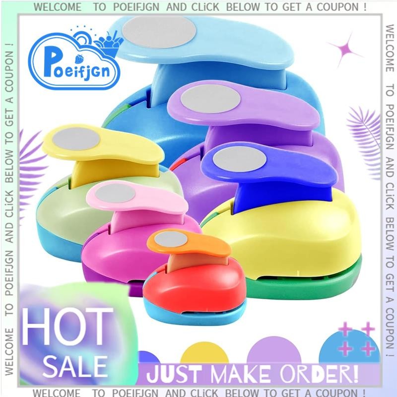 Paper Crafts Circle Punches - 6 Sizes of Circle Cutters, Including 3 ...