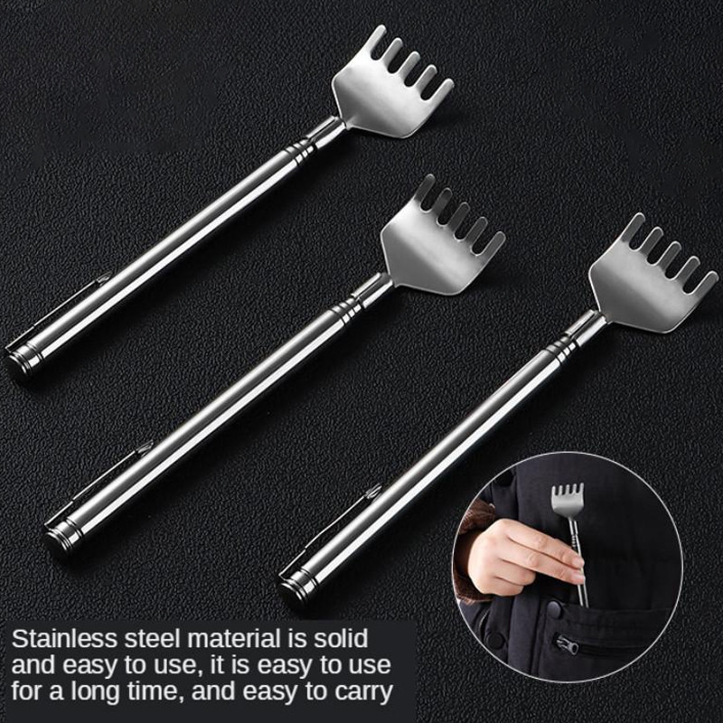 Back Massage Tools Adjustable 51cm Extending Back Scratcher Stainless ...