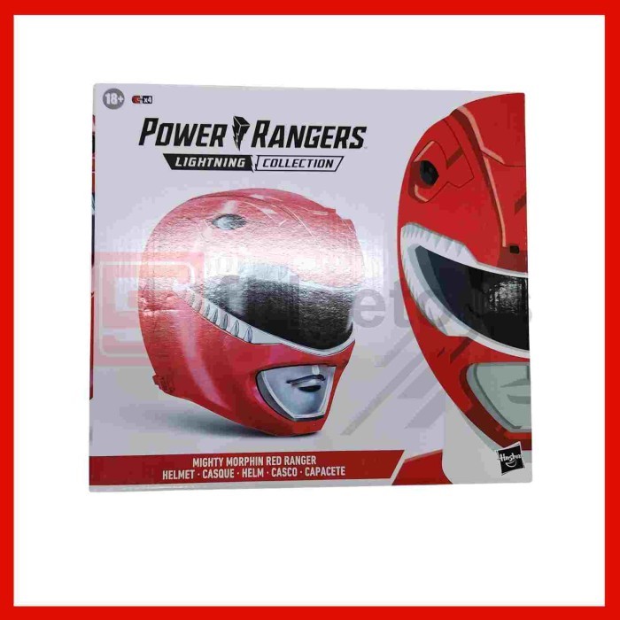 Hasbro Power Rangers Lightning Collection Red Ranger Helmet | Shopee ...