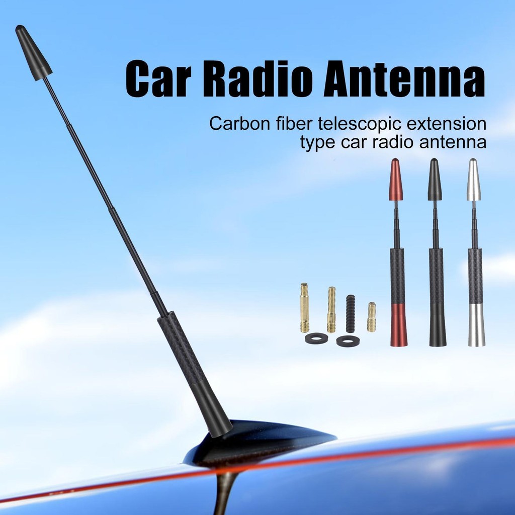 Car Stereo Antenna Waterproof Car Rod Aerial Car Stereo Radio Antenna ...
