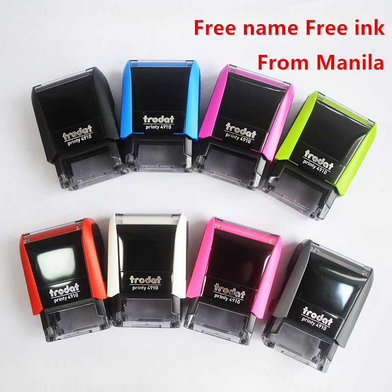 25 Letters Per Line TRODAT 4910 Personalized Self Inking Stamp ...