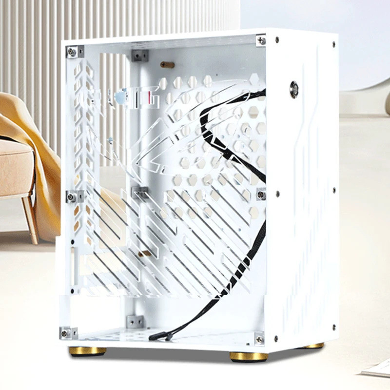 Portable Acrylic Frame FLEX 1U Power Mini PC Chassis 4.3L External ...