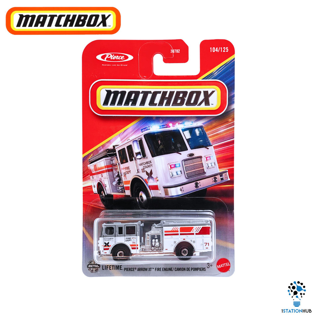 Matchbox Pierce Arrow XT Fire Engine Camion De Pompiers Car MBX Mattel ...