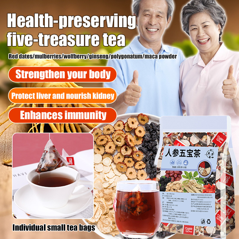 [BUY 1 FREE 1] Nourish Five Treasures Tea/人参茶/Nutrientrich ...