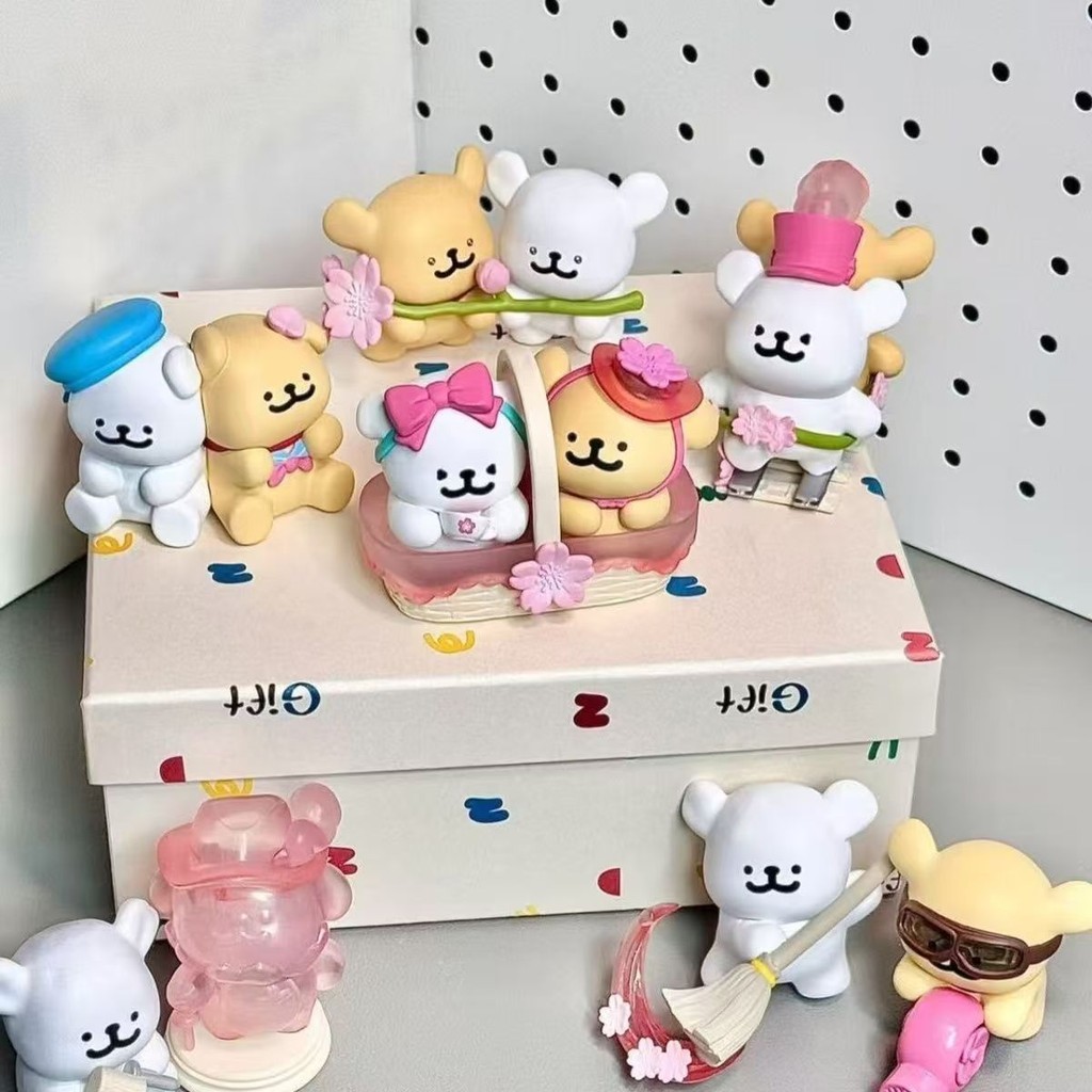 Genuine Playism Maltese Korean Line Dog Romantic Sakura Series Blind ...