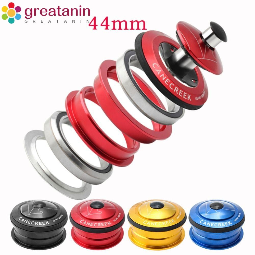 GREATANIN Mountain Bike Headset, Double Bearing 44MM Built-in Bearing, Straight Tube Fork 1 1/8 ...