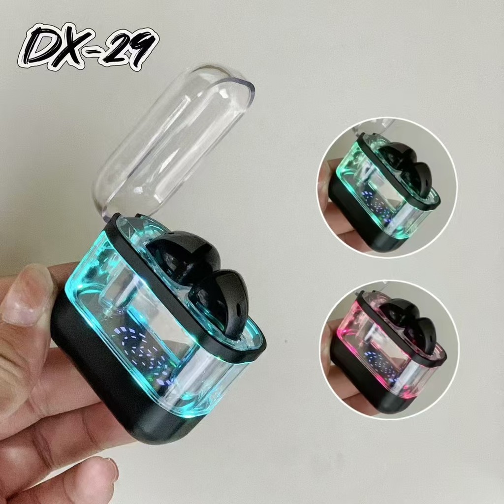 DX-29 Noise Cancelling Headphones Low Latency Gaming Tws with Breathing ...