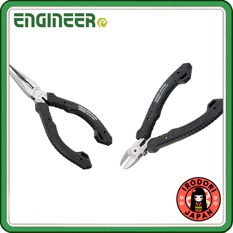 ENGINEER Miniature ESD Long Nose Pliers and Micro Nipper Set for Precision Work | Shopee Philippines