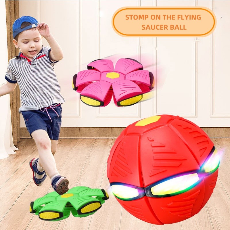 Ufo Ball Outdoor Magic Bouncy Ball Flying Saucer Ball Transformable ...