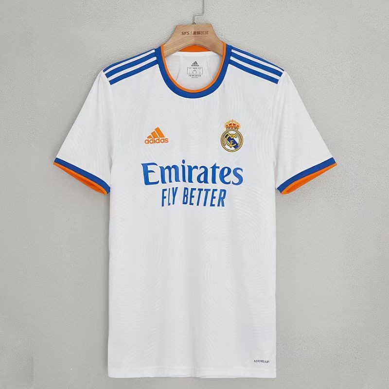 Retro Edition 2021/2022 Real Madrid Home Shirt Football Jersey #9 ...