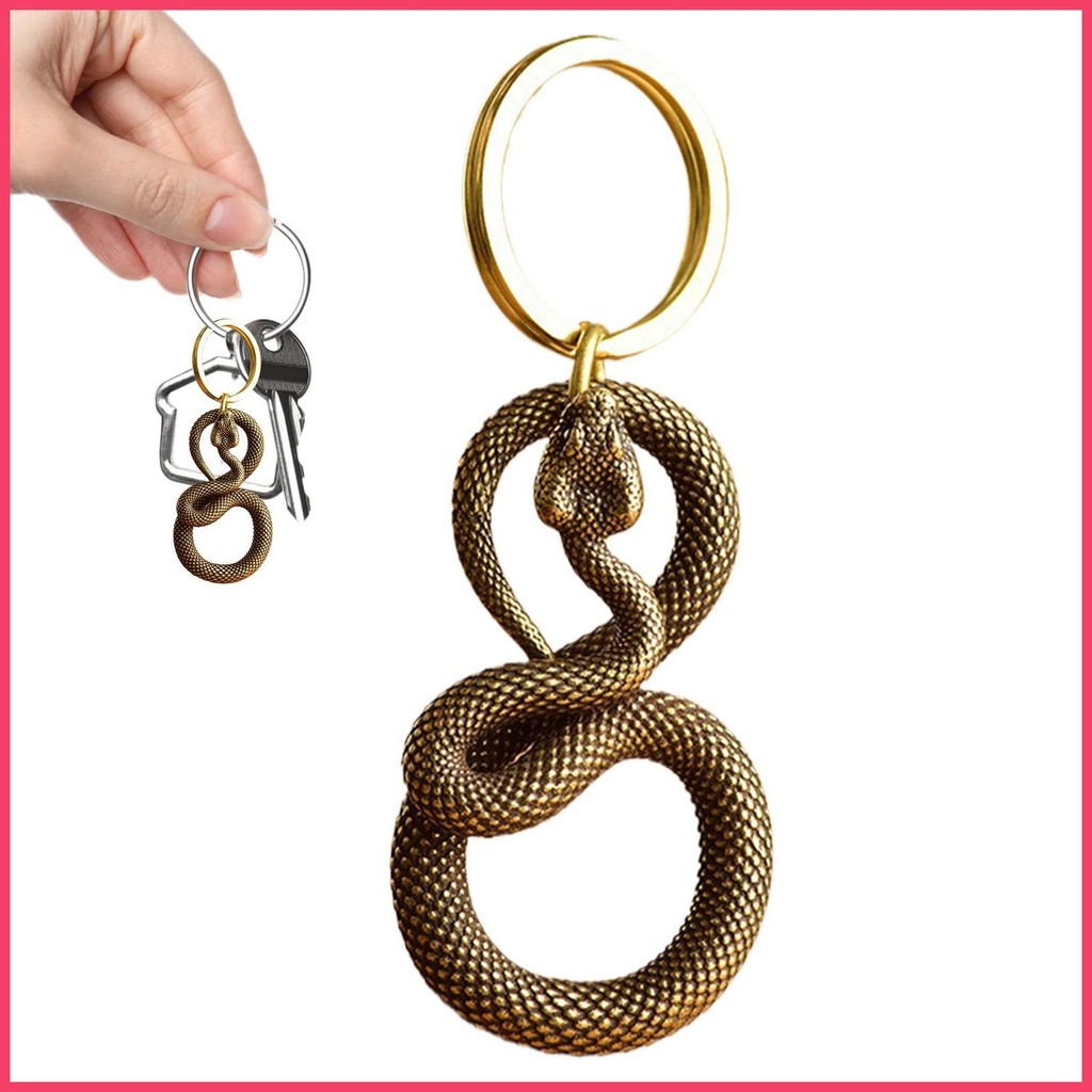 Year of The Snake 2025 Keychain Snake Shape Backpack Pendant 2025 Snake ...