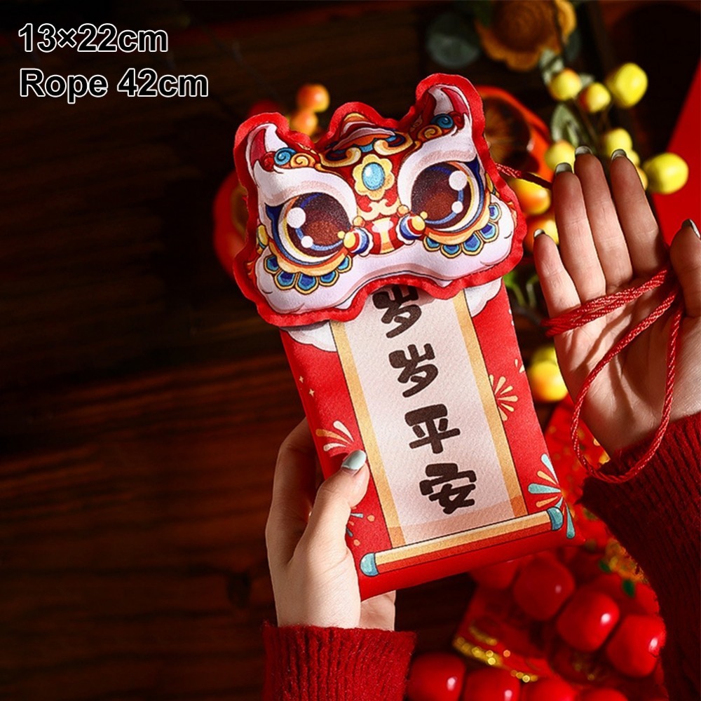 Fabric Red Packet for Celebrations Chinese New Year Weddings Birthdays ...
