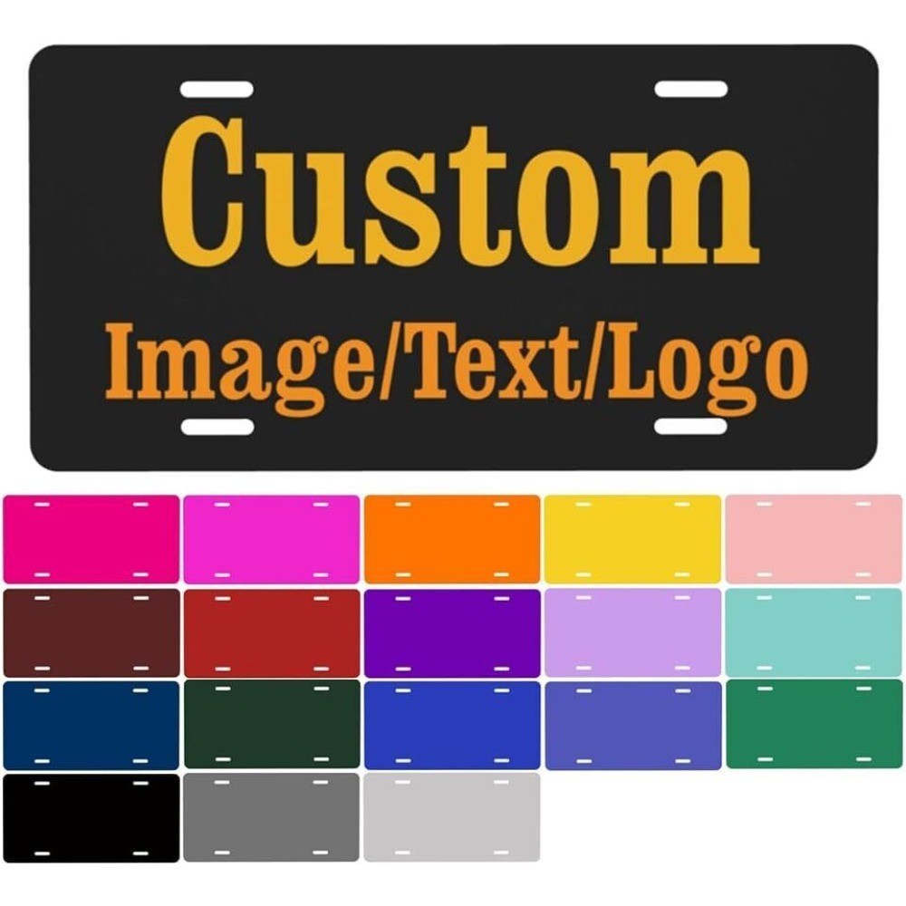 Personalized Custom Aluminum License Plate: Car Tag with Your Name ...