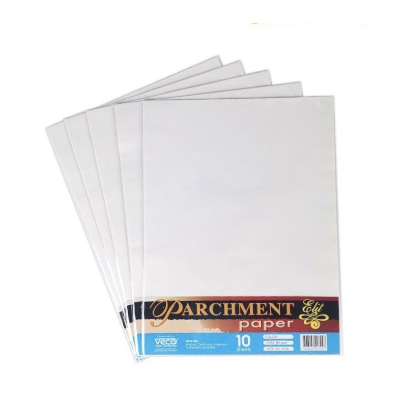 Veco Elit Parchment Paper 10 Sheets | Alle Karle | Shopee Philippines