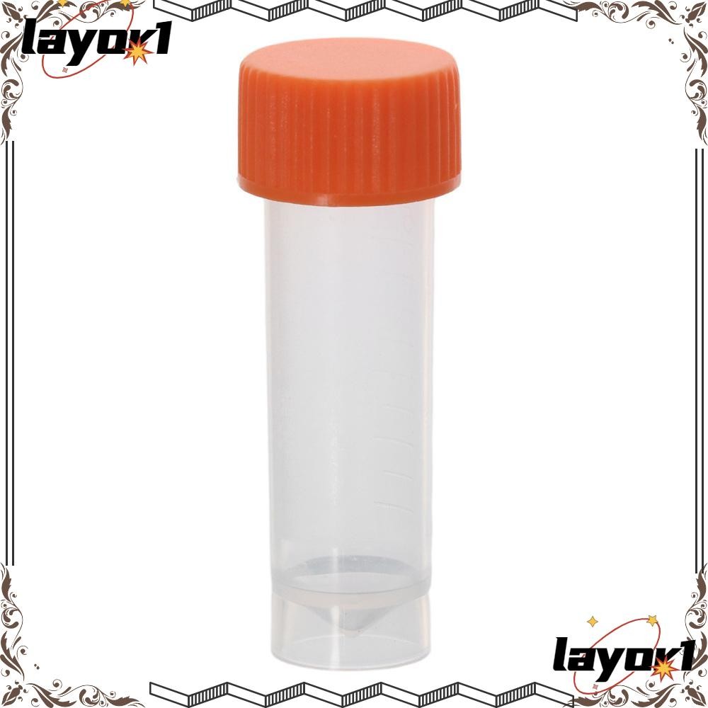 LAYOR1 Plastic Test Tubes, 5ML Graduated Marks, Widely Application with ...