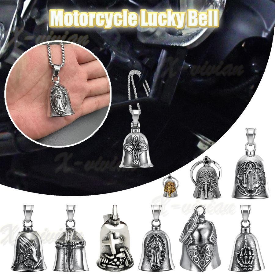 Motorcycle Good Luck Bell Praying Hand Guardian Luck Bell Luck Riding ...