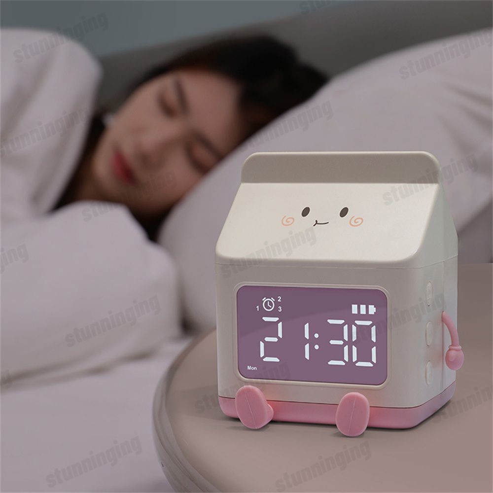 Electronic Alarm Clock Visualization Battery Bedroom Desk Clock Reasonable Planning 10mm Digital