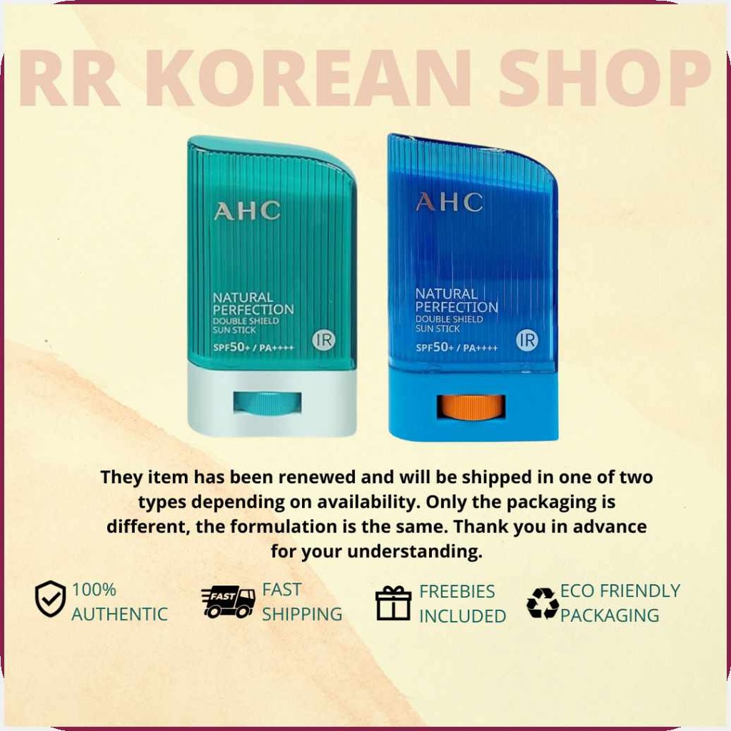 AHC-V`Natural+T#Perfection(FD|Double=Os|Shield=QJ|Sun=KR|Stick=UA}22g | Shopee Philippines