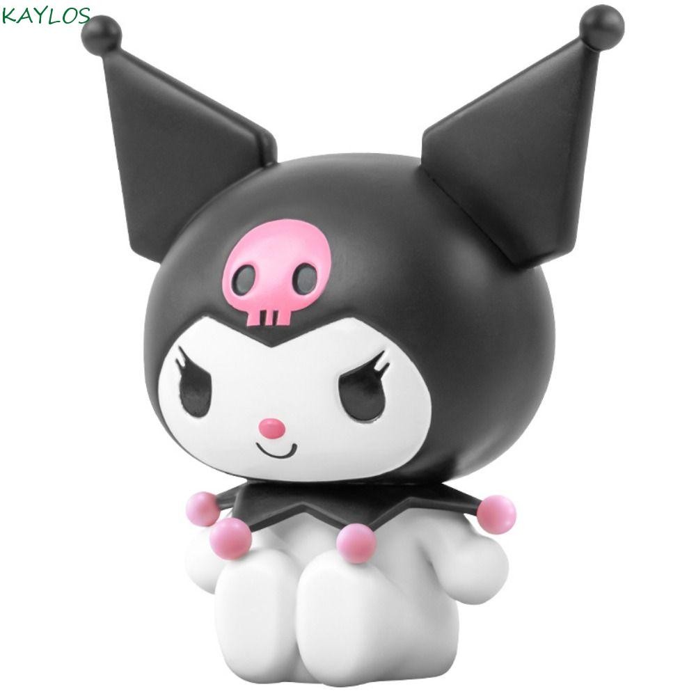 KAYLOS Kuromi Piggy Bank, Anti-fall Large-capacity Kuromi Ornament ...