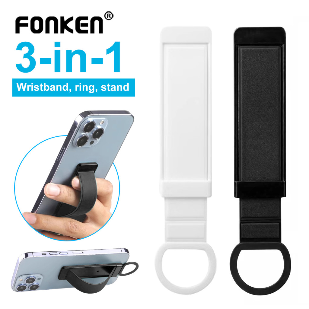 Fonken Universal Wristband Finger Holder Invisible Buckle Mobile Phone ...