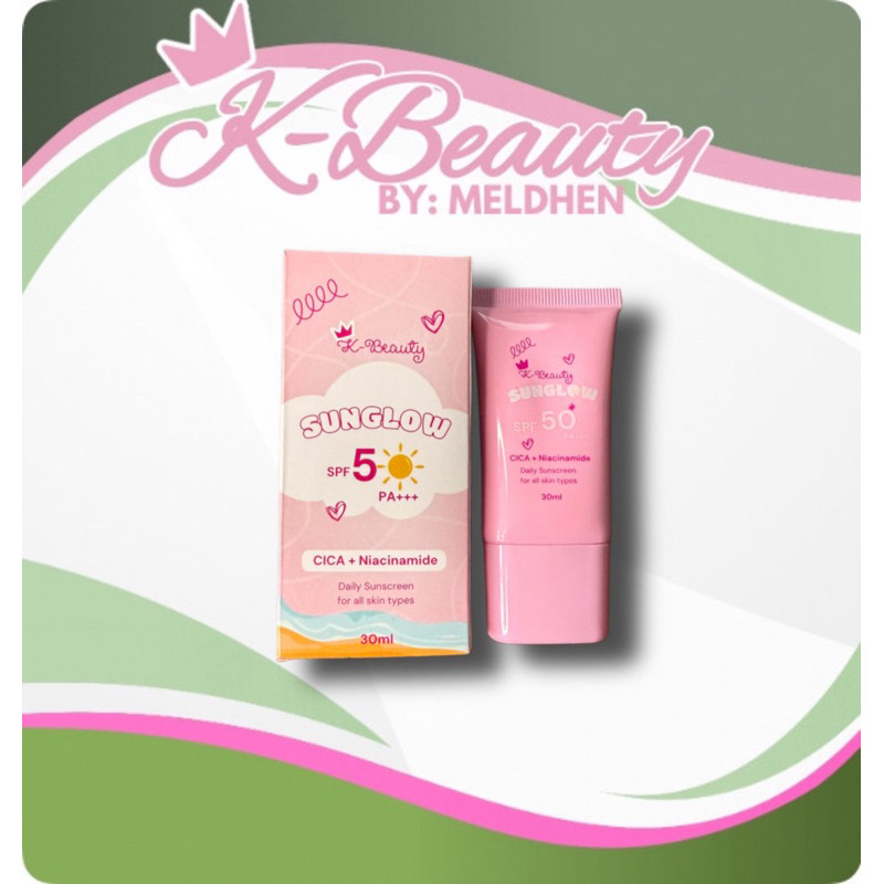 K-Beauty by Meldhen Sunglow Sunscreen SPF 50 | Shopee Philippines