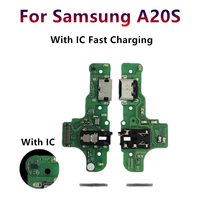 For Samsung Galaxy A20S A207F M12 M14 Original USB Charging Port Board ...