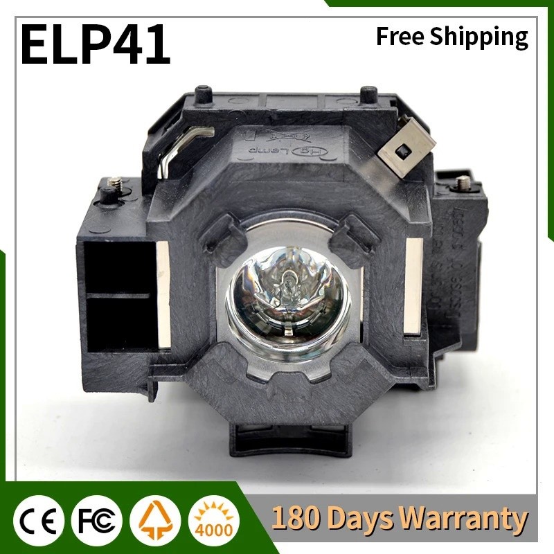 Replacement for elplp41 projector lamp for Epson EMP-S5 EMP-X5 EB-S6 EB ...